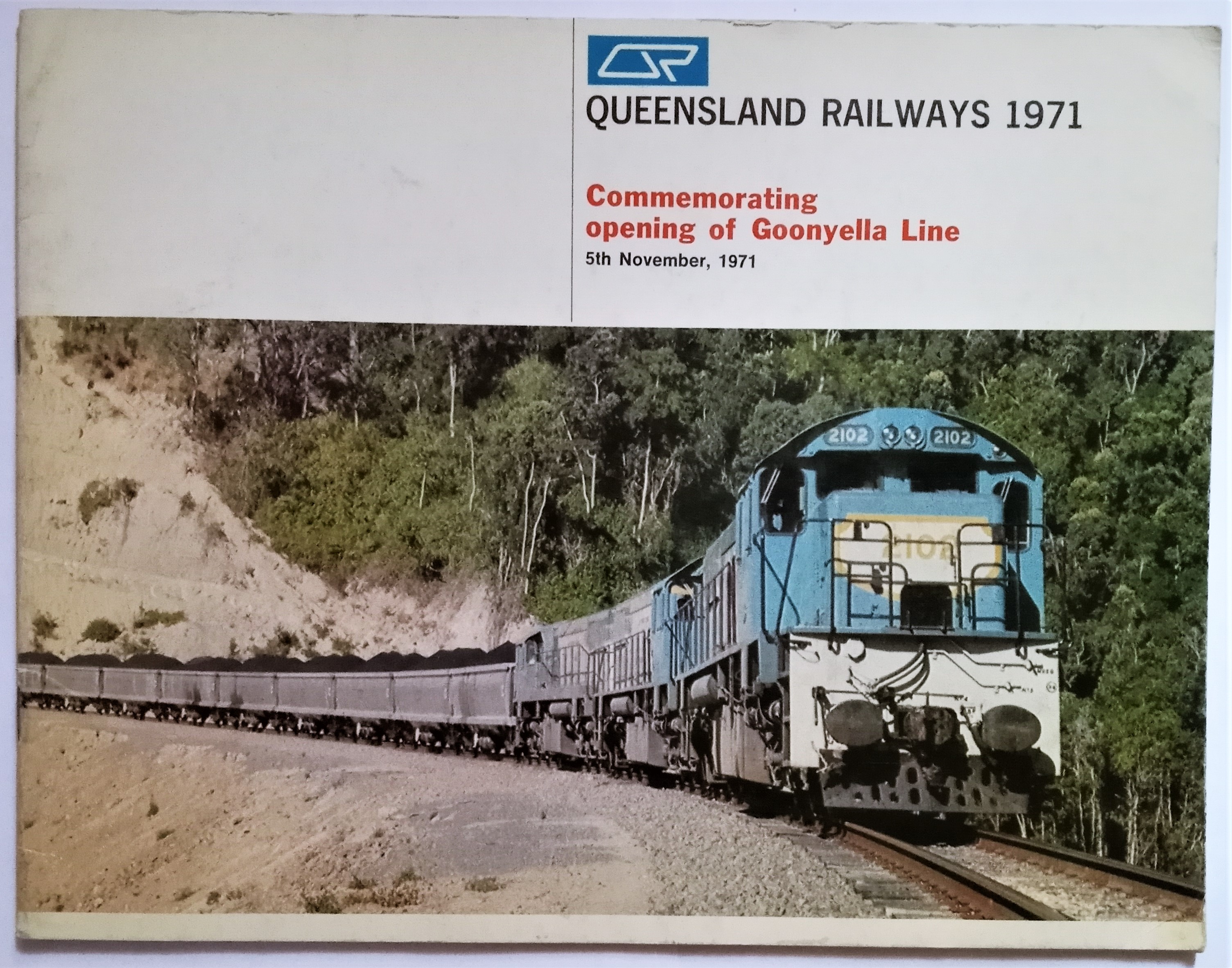 Queensland Railways 1971 : Commemorating Opening of Goonyella Line