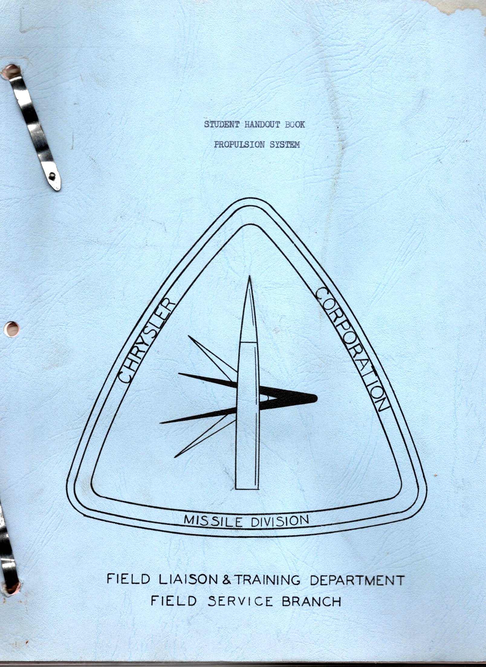 Chrysler Corporation Missile Division, Jupiter Weapon System : Student Book